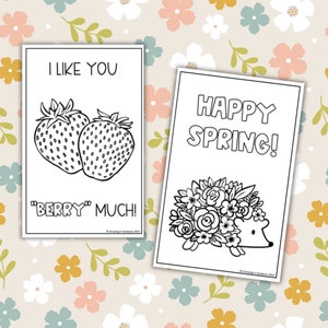 Spring Kindness Card Templates | Elementary Printable Kindness Activity ...