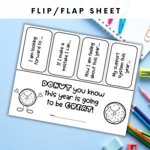 Donut Theme Back to School Activity Pack: Prek-3rd Grade (PDF Download ...