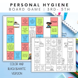 Personal Hygiene Lesson & Activity Bundle 3rd-5th Grade Elementary Low ...