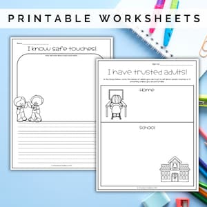 Safe and Unsafe Touches Lesson K-2nd Grade (digital Download) - Etsy