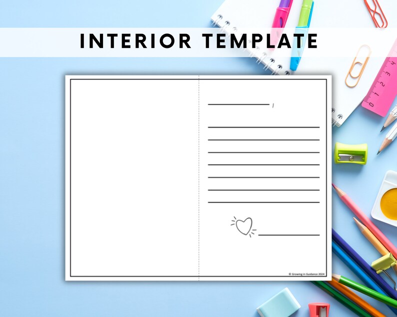 Teacher Appreciation Week Card Templates Thank You Cards - Etsy