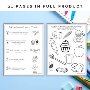 Personal Hygiene Workbook: K-2nd Grade Life Skills (digital Download ...