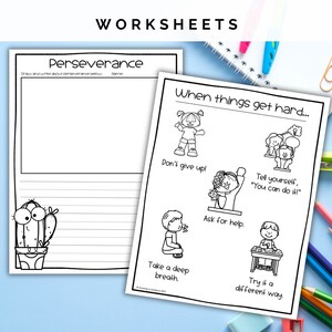 Perseverance Lesson & Presentation K-2nd Grade | No Prep Character ...