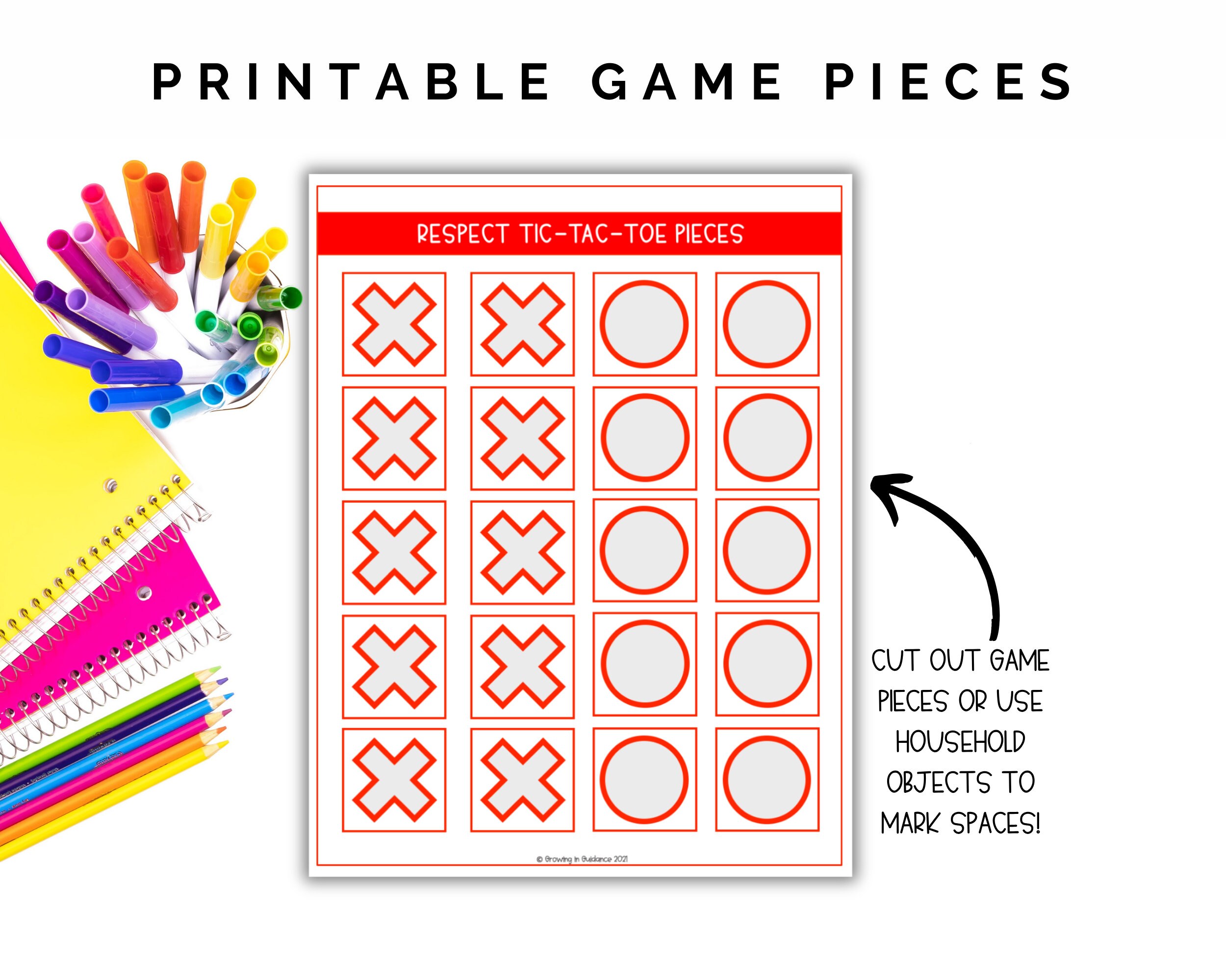 Respect Tic-tac-toe Game 3rd-5th Grade Character School Counseling ...