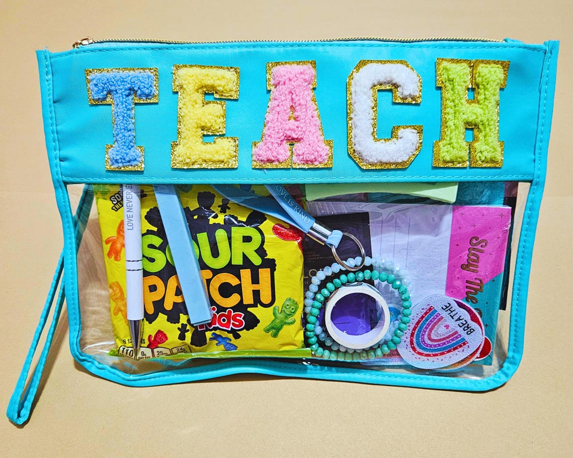 Teacher Gift Bag Teacher Appreciation Week Gift Treat Bag Back to ...