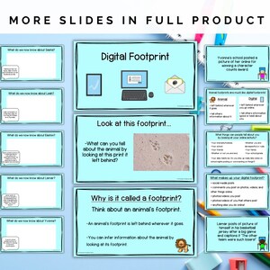Digital Footprint | Cyber Safety Lesson & Presentation: 3rd-8th Grade ...