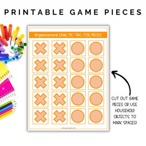 Organizational Skills Tic-tac-toe Game 3rd-5th Grade Elementary ...