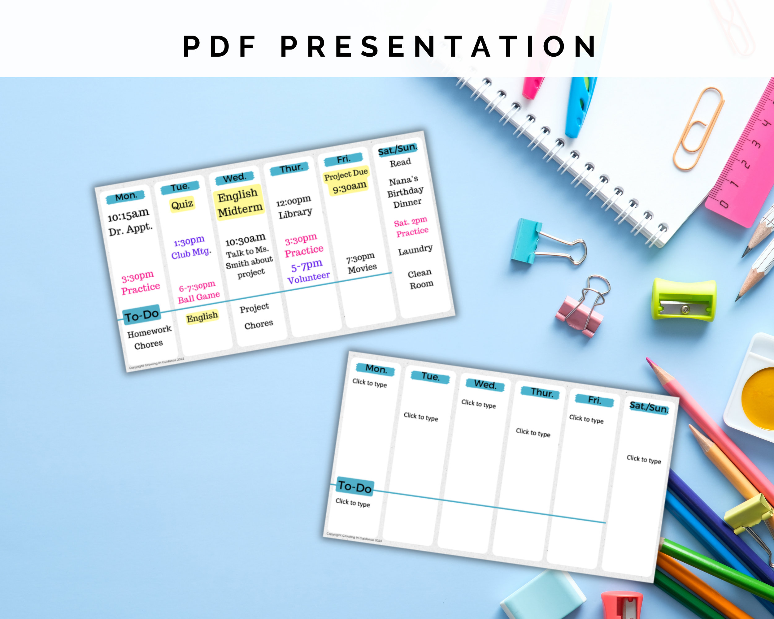 Time Management Lesson & Presentation 6-12th Grade | School Counseling ...