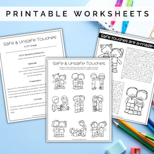 Safe and Unsafe Touches Lesson K-2nd Grade (digital Download) - Etsy