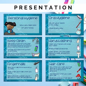 Personal Hygiene Lesson: K-5 Elementary Worksheets (digital Download ...