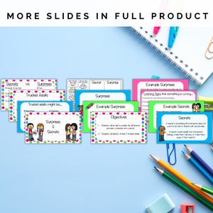 Surprises & Secrets Lesson Prek-2nd Grade | Personal Safety Lesson and ...