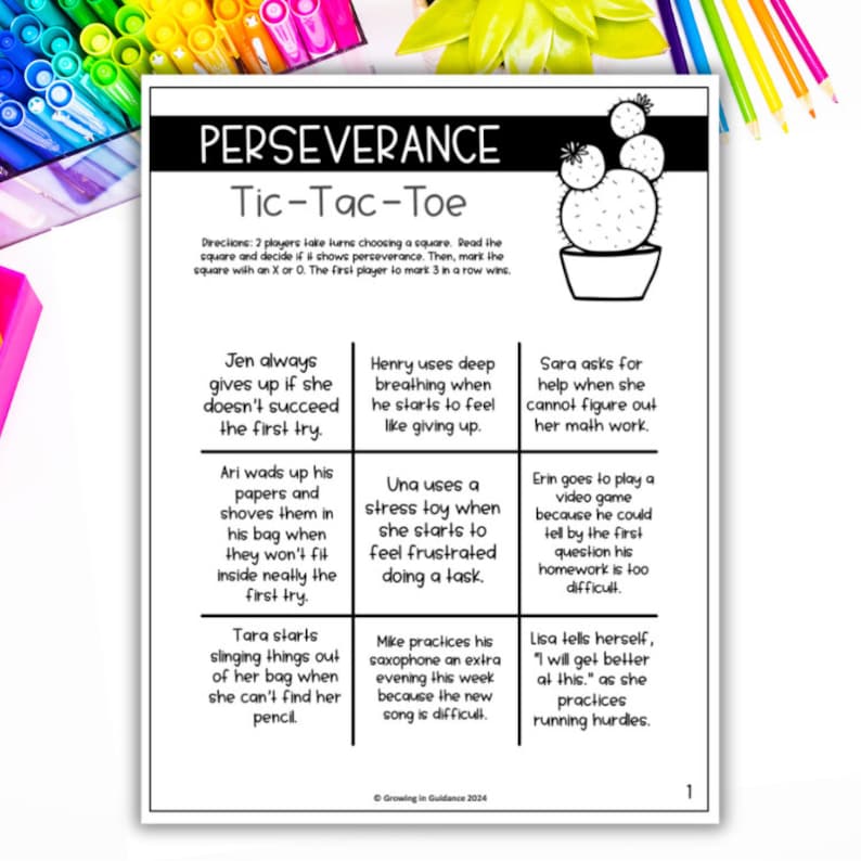 Perseverance Lesson & Activity Bundle Middle School High School No Prep ...