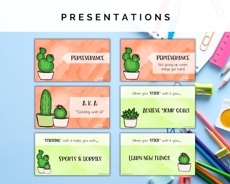 Perseverance Lesson & Activity Bundle: Elementary School Counseling ...