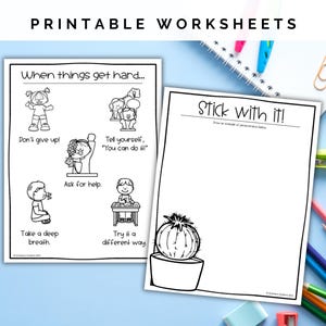 Perseverance Lesson & Activity Bundle: Elementary School Counseling ...