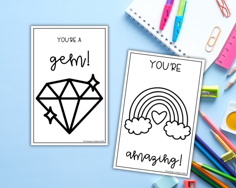 Teacher Appreciation Week Card Templates Thank You Cards - Etsy