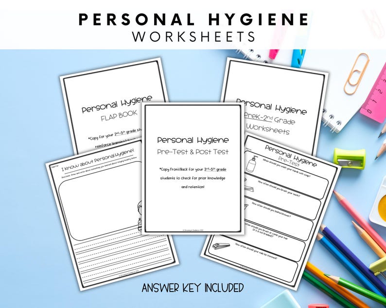 Personal Hygiene Lesson Bundle: Elementary Games & Activities (PDF ...