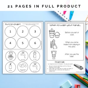 Personal Hygiene Workbook K-2nd Grade Worksheets Life Skills Health ...