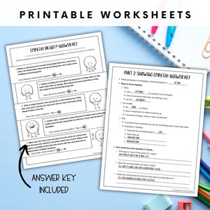 Empathy Lesson Middle School High School No Prep Worksheets School ...