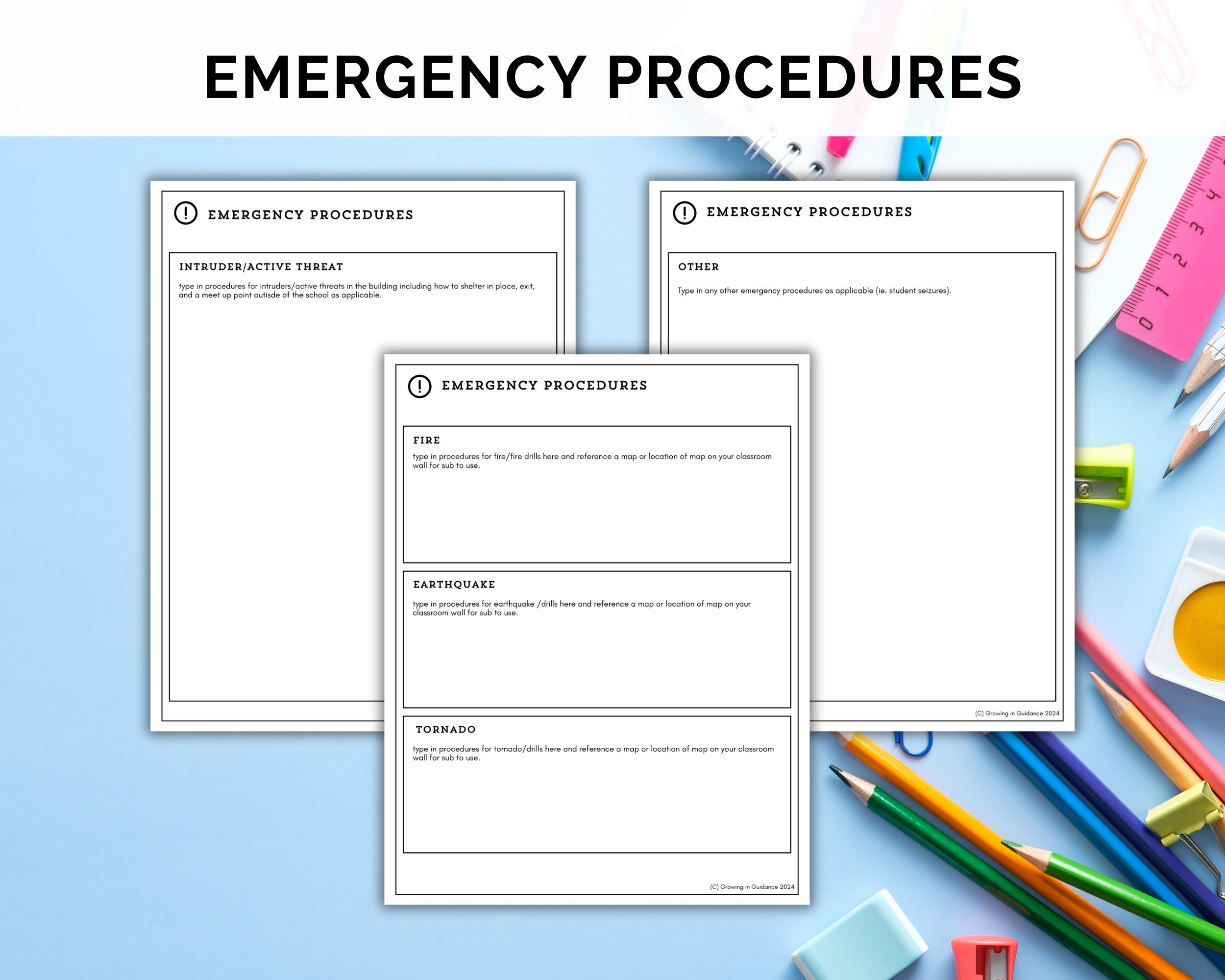 Editable Sub Binder Canva Template Middle & High School 6th to 12th ...