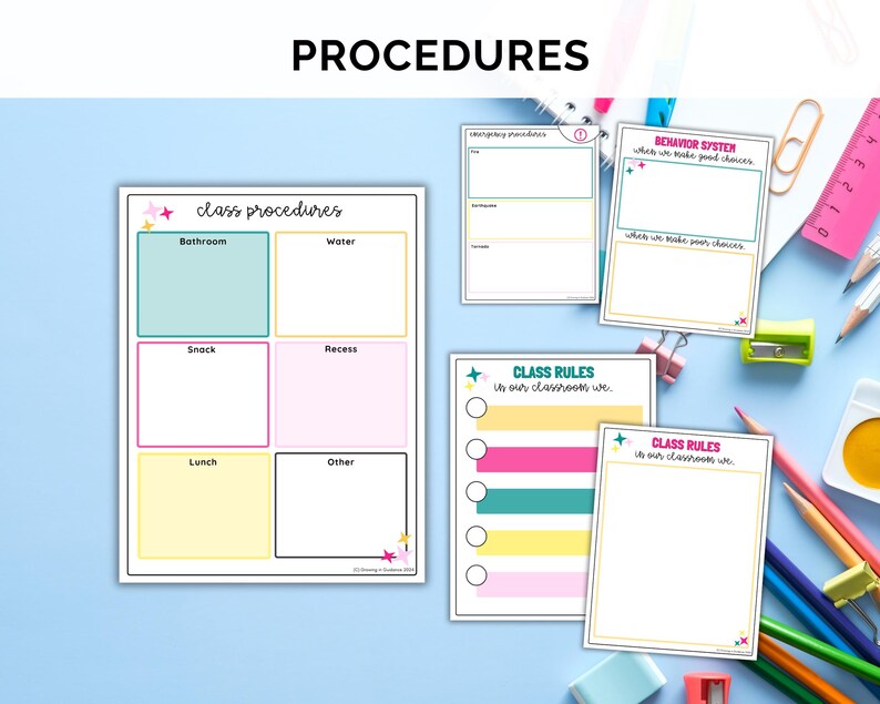 Editable Sub Binder Template Elementary K-5th Substitute Teacher Forms ...