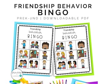 Social Skills Bingo Small Group Counseling Activity Social Emotional ...