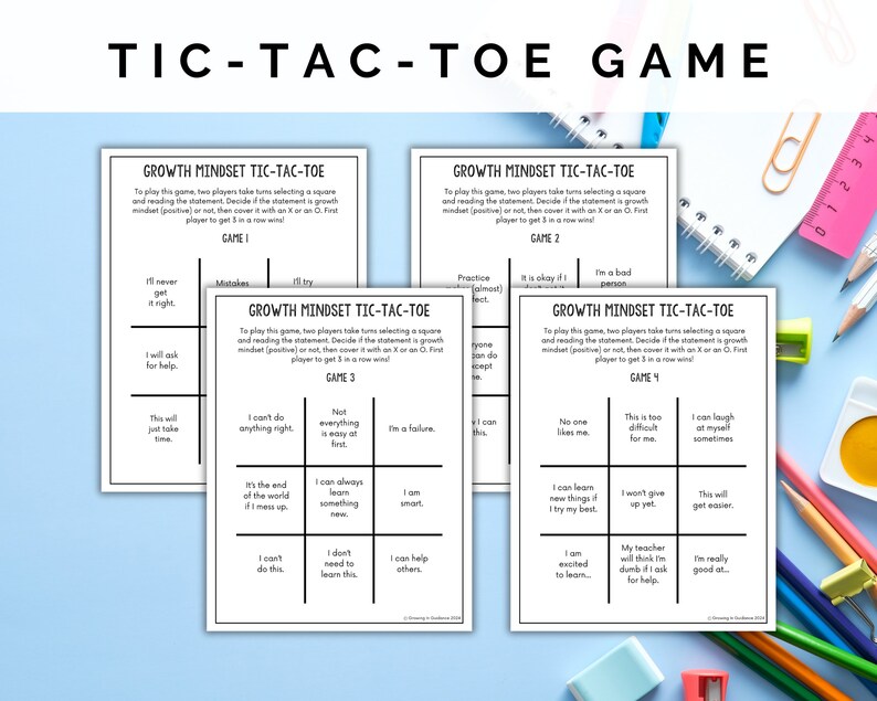 Back to School Growth Mindset Activities Pack Middle School High School ...