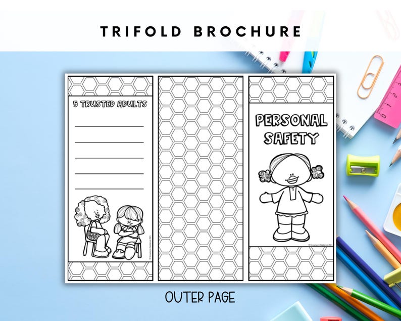 Personal Safety Brochure: Elementary School Resource (PDF Download) - Etsy