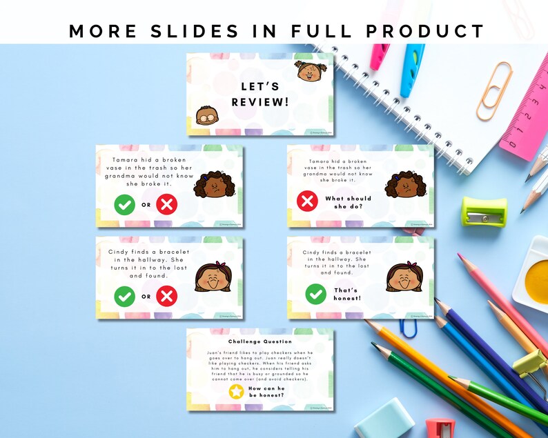 Honesty Lesson & Presentation K-5th Grade | No Prep Elementary ...