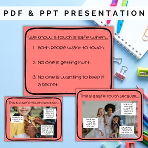 Safe and Unsafe Touches Lesson K-2nd Grade (digital Download) - Etsy