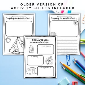 Back to School Activity Pack Camping Theme Prek-3rd Grade First Day of ...