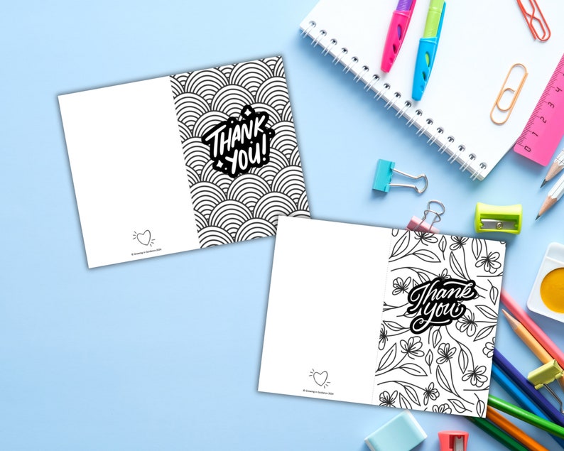 Teacher Appreciation Week Card Templates Thank You Cards - Etsy