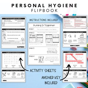 Personal Hygiene Lesson & Activity Bundle 3rd-5th Grade Elementary Low ...