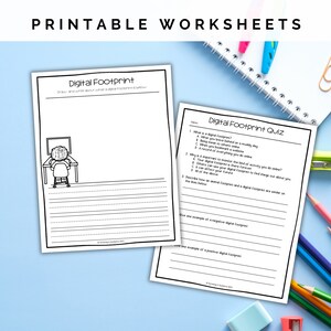 Digital Footprint | Cyber Safety Lesson & Presentation: 3rd-8th Grade ...