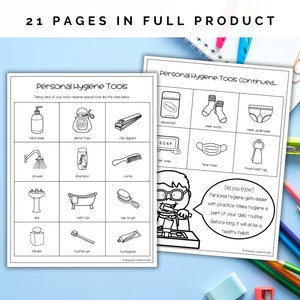 Personal Hygiene Workbook: K-2nd Grade Life Skills (digital Download ...