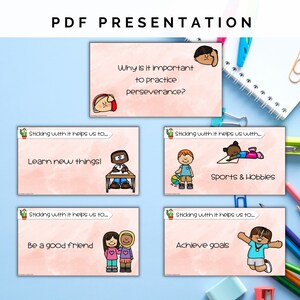 Perseverance Lesson & Presentation K-2nd Grade | No Prep Character ...