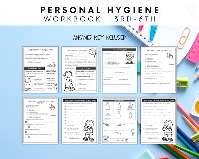 Personal Hygiene Lesson Bundle: Elementary Games & Activities (PDF ...
