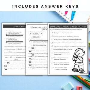 Personal Hygiene Workbook: Elementary School Health Activity (digital ...