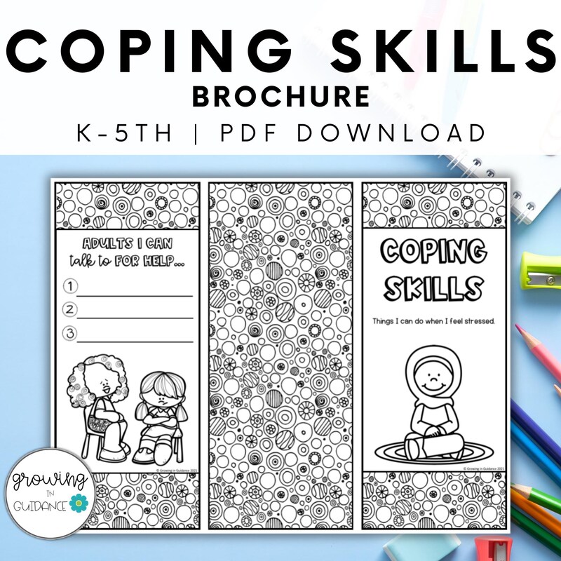 Coloring Brochure - Etsy