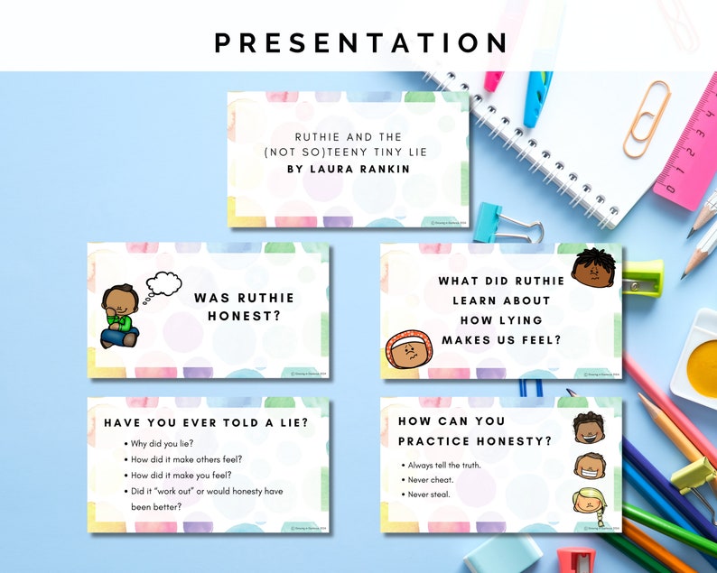 Honesty Lesson & Presentation K-5th Grade | No Prep Elementary ...