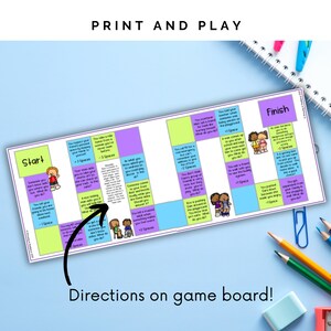 Personal Safety Board Game 3rd-5th Grade | Low Prep School Counseling ...