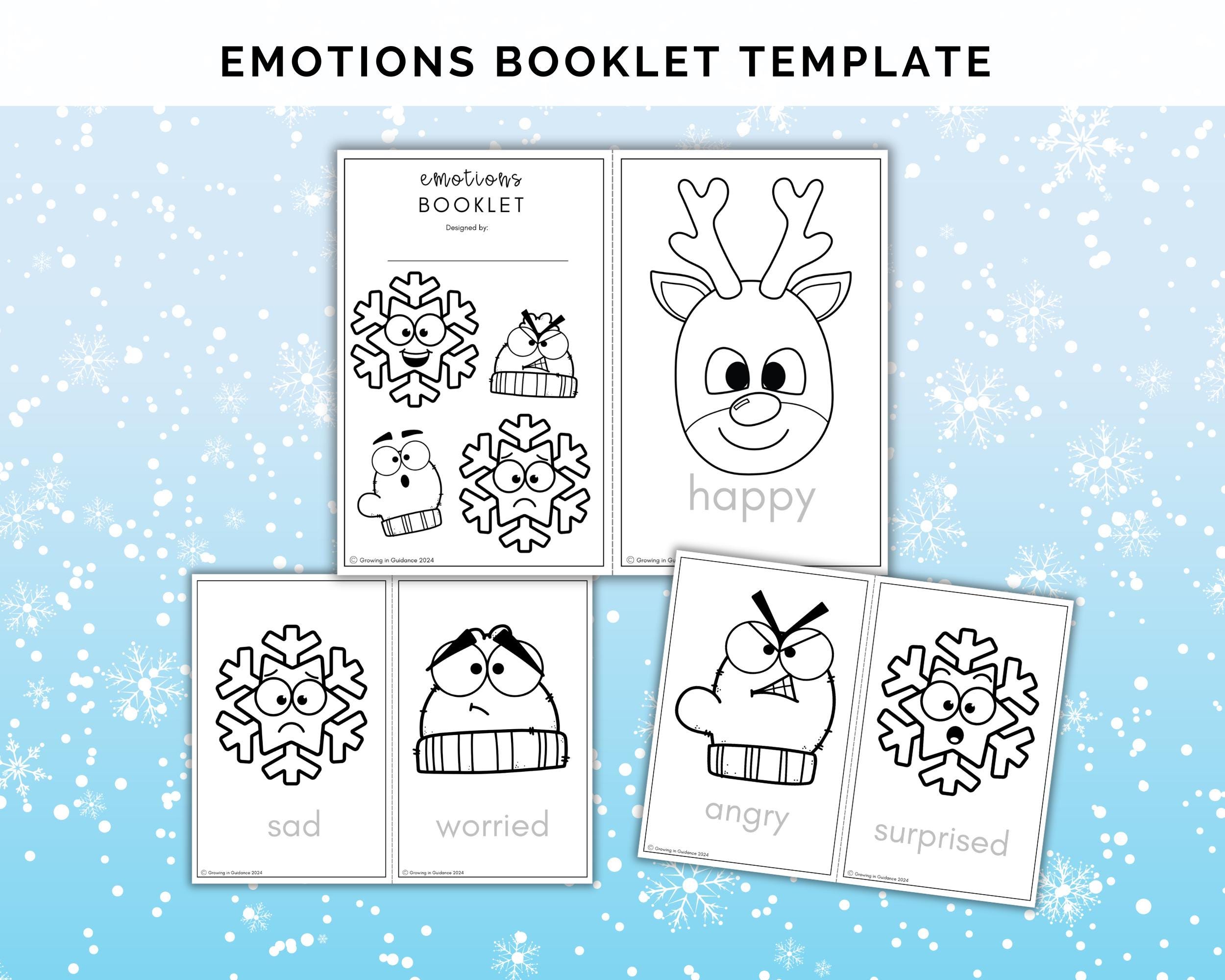 Winter Emotions Activity Sheets K-2nd | Holiday SEL School Counseling ...