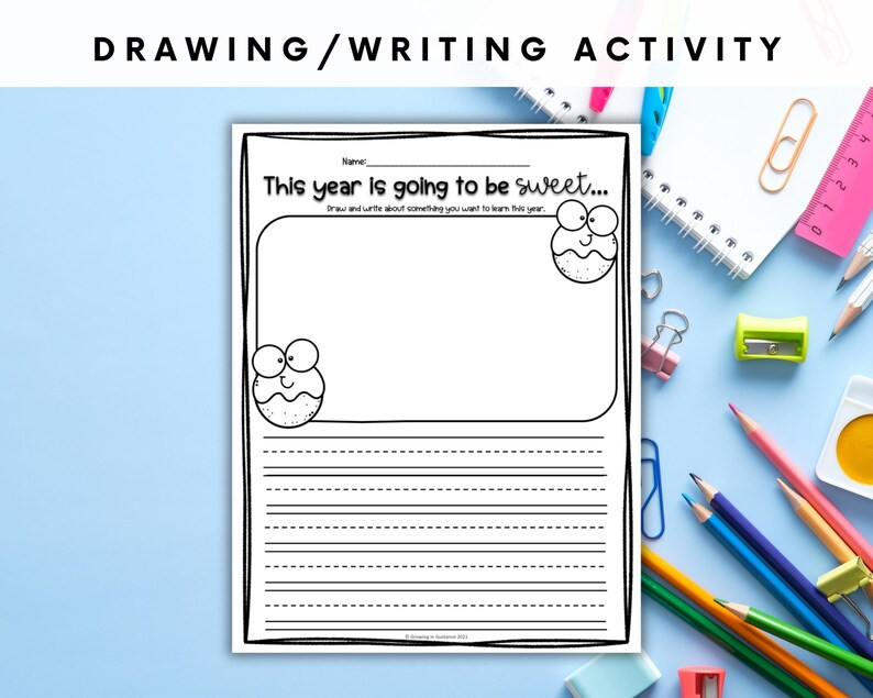 Donut Theme Back to School Activity Pack: Prek-3rd Grade (PDF Download ...