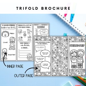 Friendship Brochure 2nd-5th Positive Relationships Social Skills ...
