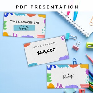 Time Management Lesson & Presentation 6-12th Grade | School Counseling ...