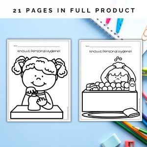 Personal Hygiene Workbook: K-2nd Grade Life Skills (digital Download ...