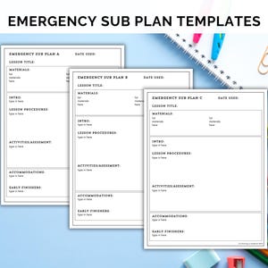 Editable Sub Binder Canva Template Middle & High School 6th to 12th ...