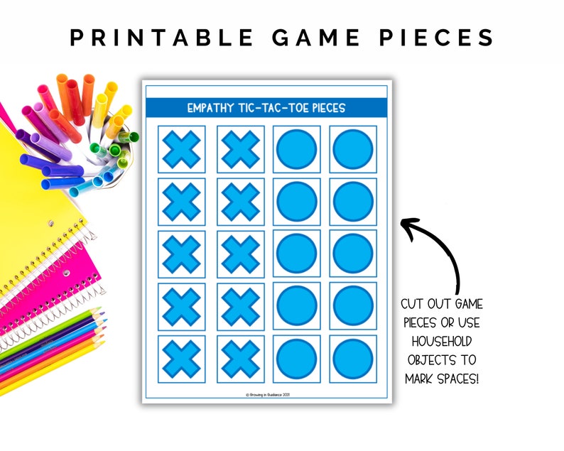 Empathy Tic-tac-toe Game 3rd-5th Grade Elementary Kindness Activity ...
