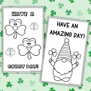 St. Patrick's Day Kindness Card Templates: K-5 Activity (digital ...