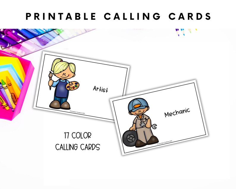 Career BINGO Game Prek-2nd Grade No Prep Careers Activity School ...