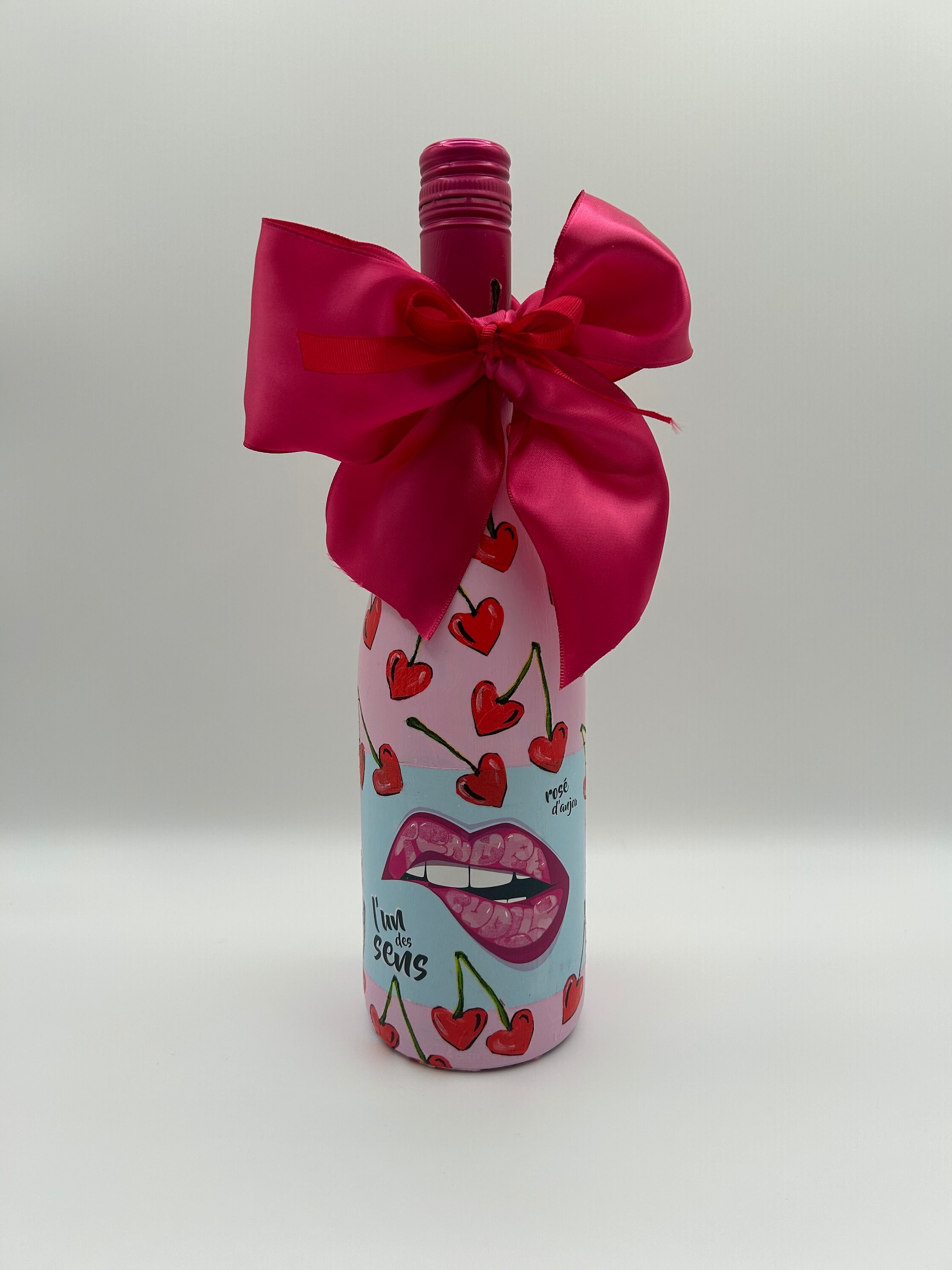 Custom Decoupage Bottle - Etsy